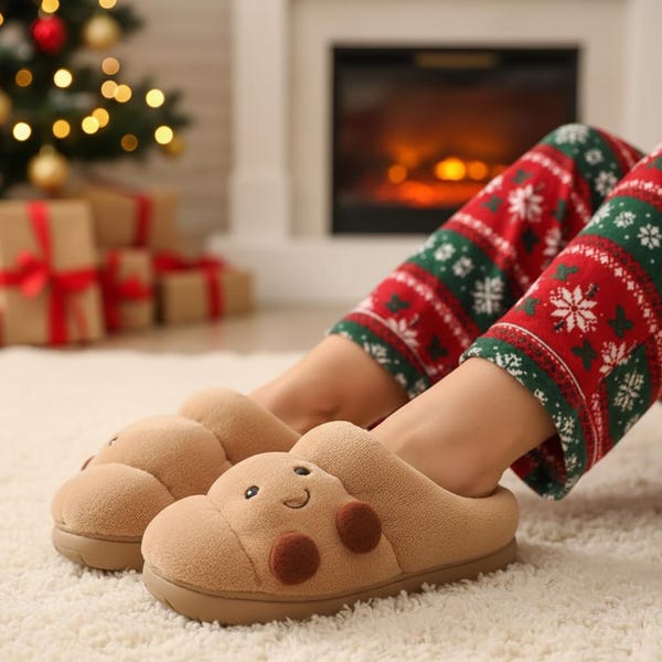 Jellycat Croissant Slippers - Etsy UK