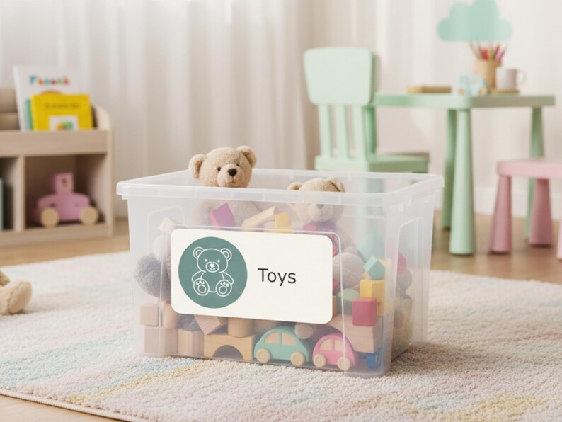 Neurodiversity Friendly Visual Labels for Kids | Personalised SEN ...