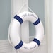 Custom Nautical 20in Ring Buoy | Personalized Life Ring Decor | Coastal ...