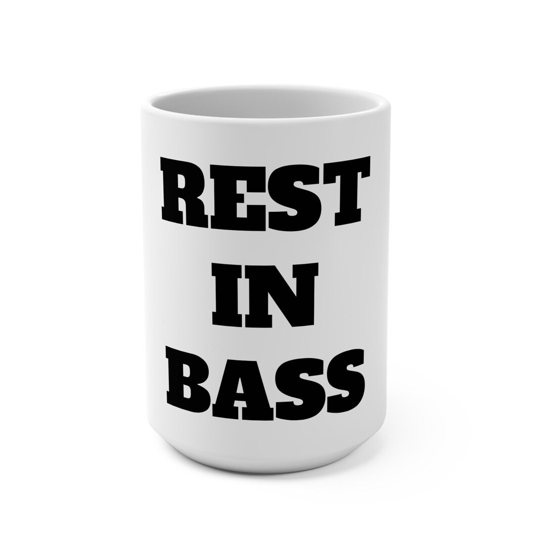 Rest in Bass Mug: Hip Hop Album Art, 15oz Ceramic Coffee Cup - Etsy