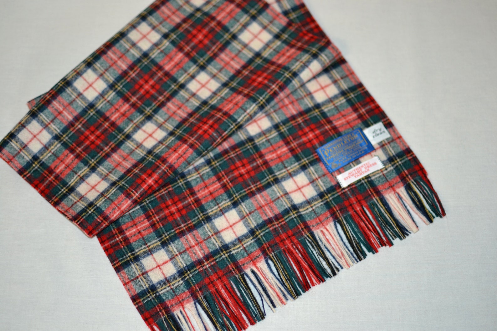 Pendleton® Scarf Stewart Dress Tartan Plaid 12x51 Mens or | Etsy