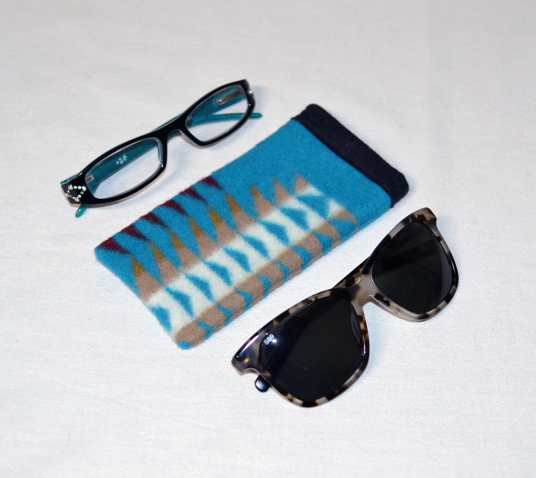 Readers CASE Handmade Tribal Arrow Native American Turquoise WOOL ...