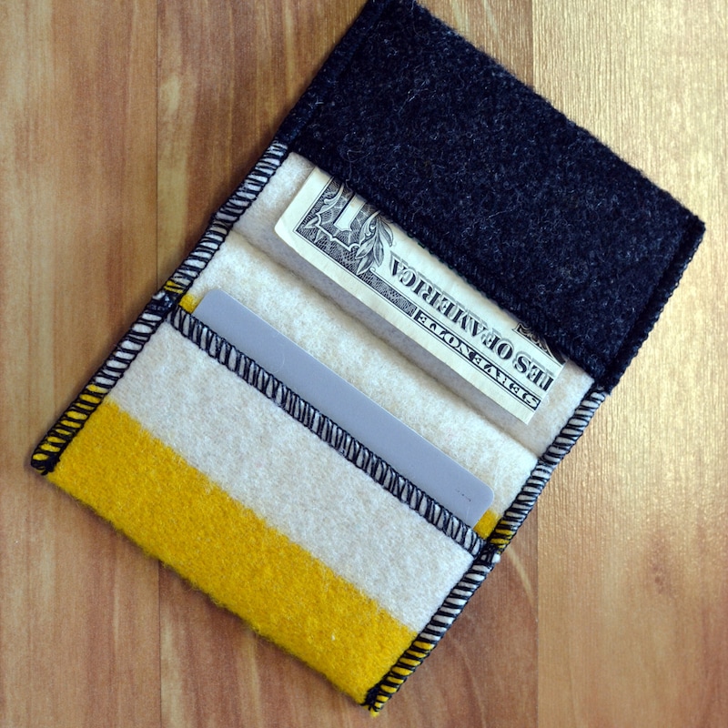 Card Wallet Slim Upcycle - Etsy