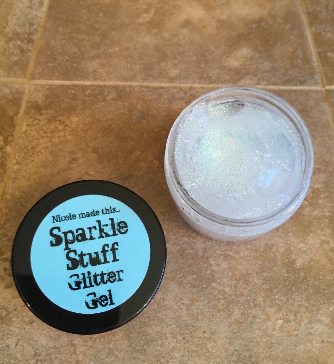 Sparkle Stuff Glitter Gel - Paraben Free Aloe Vera Gel With Cosmic ...