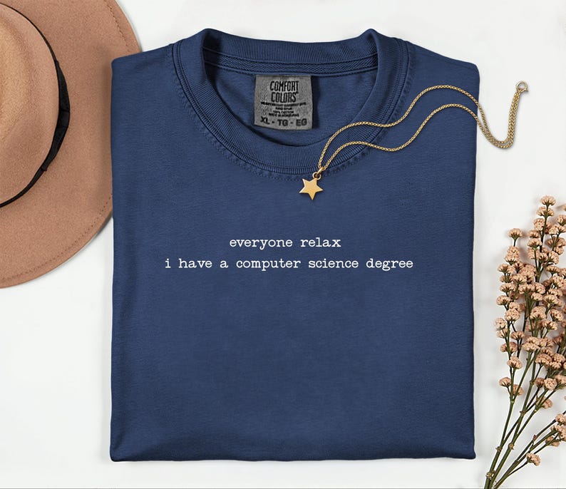 Computer Science Degree T-shirt | Funny Tech Humor Tee | CS Graduate ...