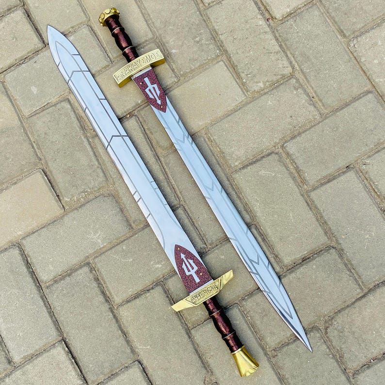 Custom Handmade Percy Jackson Riptide Sword | Greek Hero Stainless ...