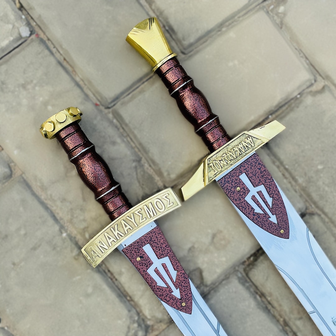 Custom Handmade Percy Jackson Riptide Sword | Greek Hero Stainless ...