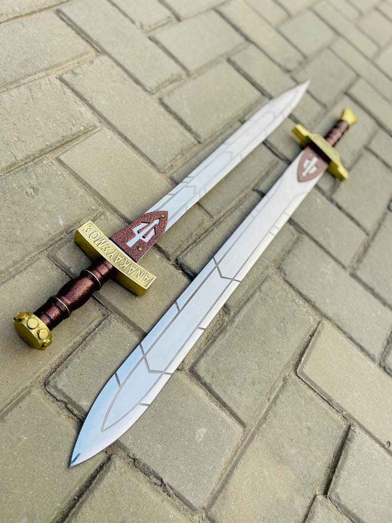 Custom Handmade Percy Jackson Riptide Sword | Greek Hero Stainless ...