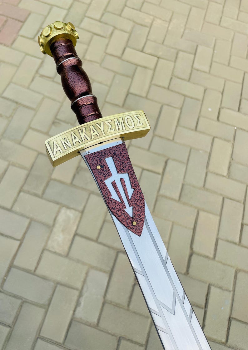 Custom Handmade Percy Jackson Riptide Sword | Greek Hero Stainless ...