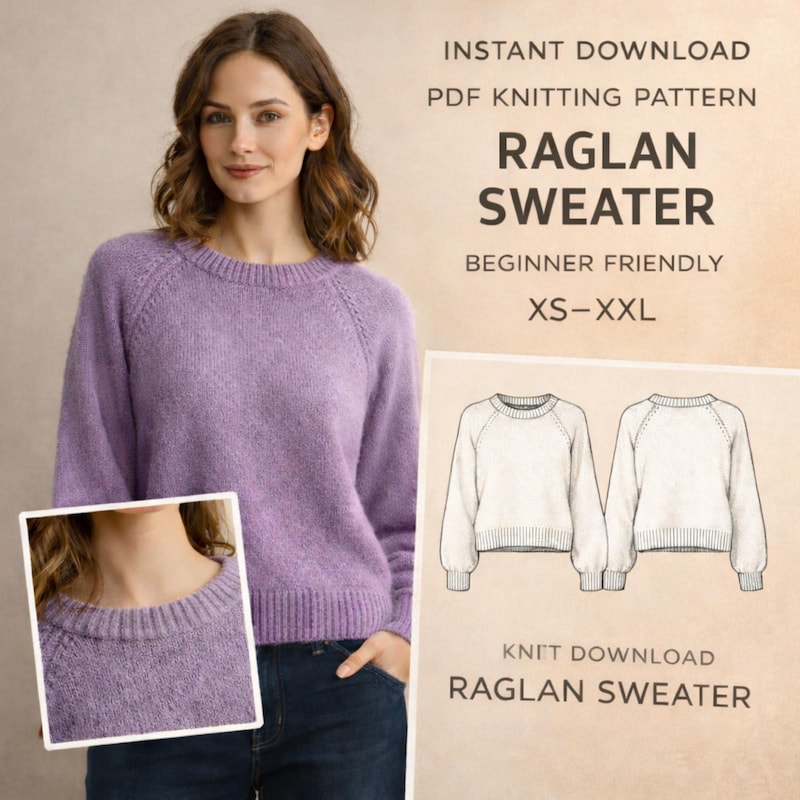 Knitted Modern Sweater - Etsy