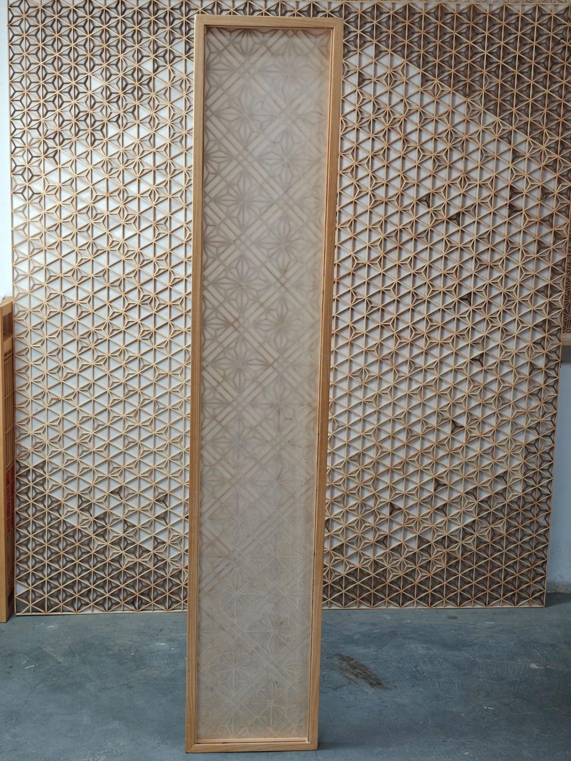 Handmade Kumiko Room Divider - Traditional Japanese Wooden Screen - Etsy