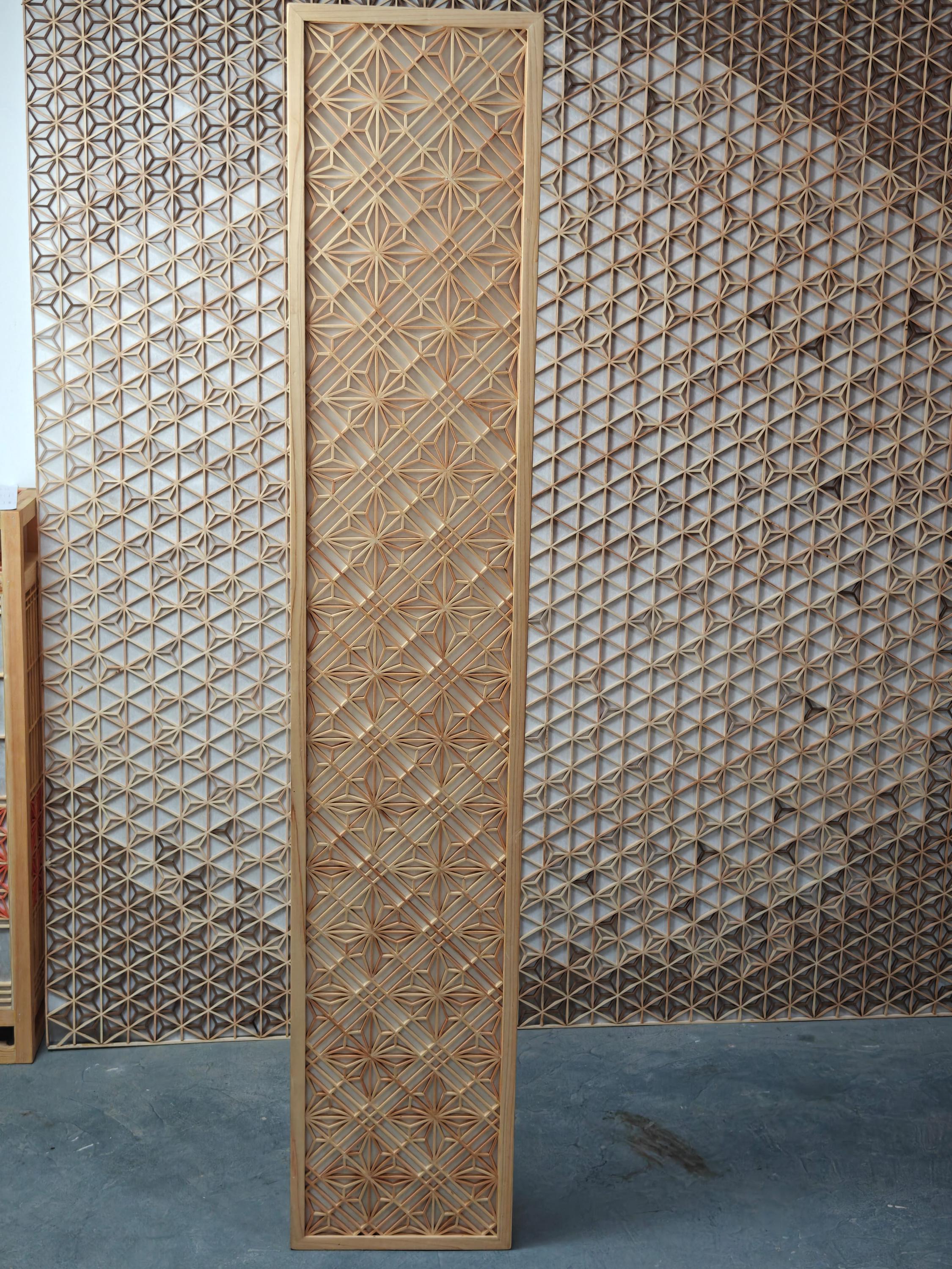 Handmade Kumiko Room Divider - Traditional Japanese Wooden Screen - Etsy