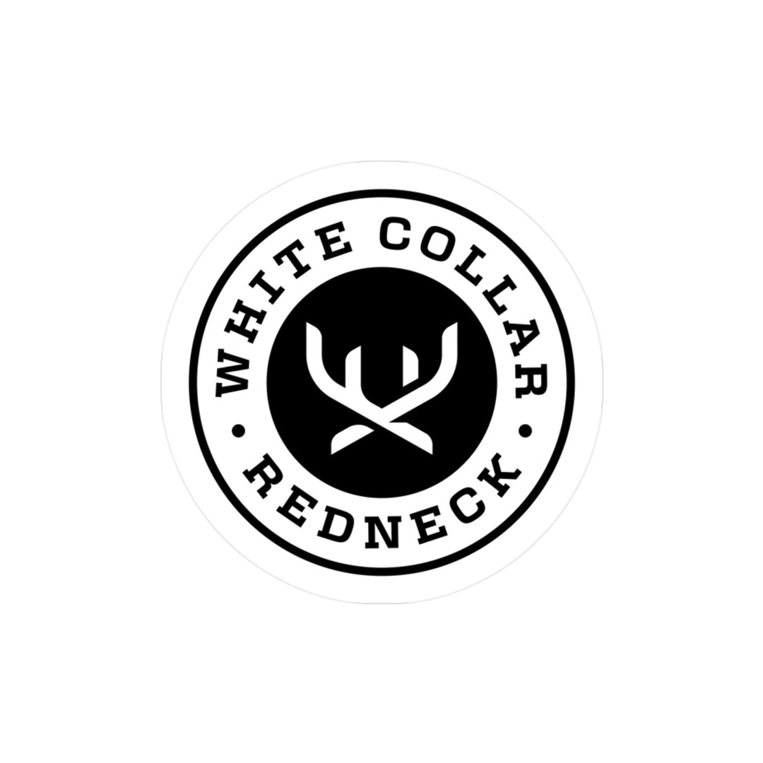 White Collar Redneck Logo Sticker Premium Vinyl Decal - Etsy