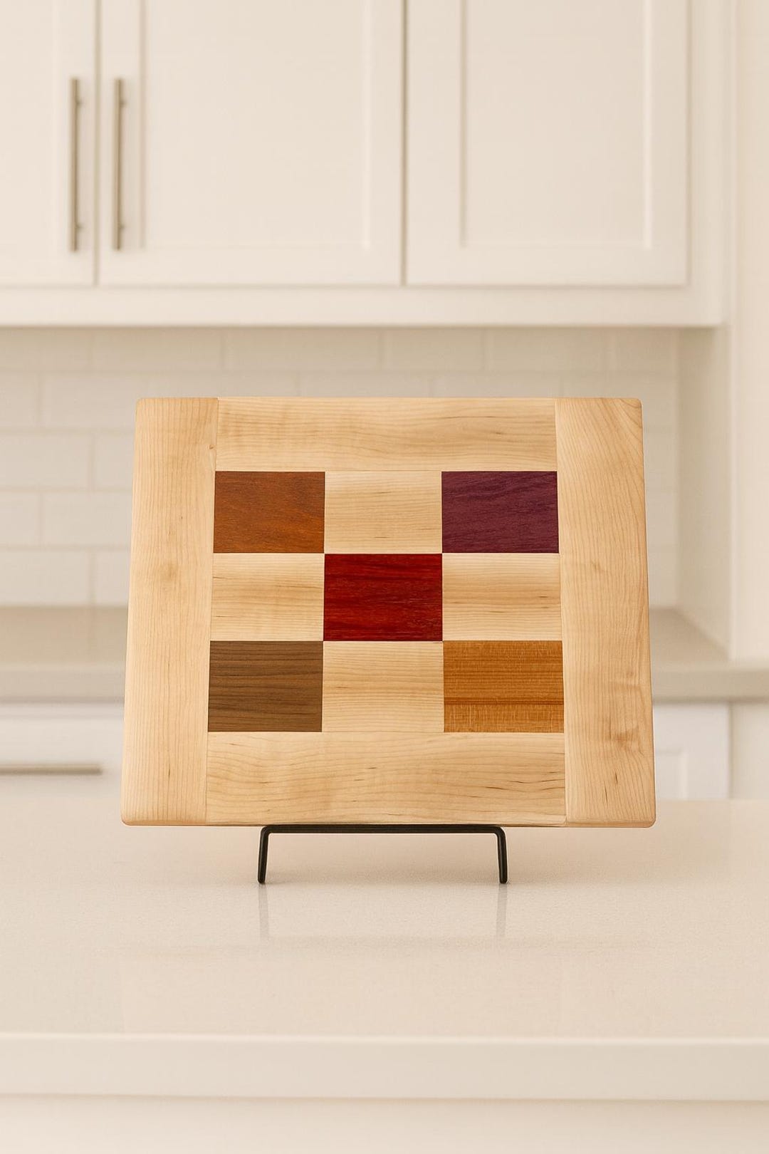 Handcrafted Cherry, Padauk, Purple Heart, Walnut, & Maple Wood Cutting ...