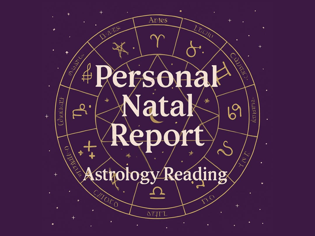 Personalized Natal Chart Astrology Reading | Life Guidance (PDF) - Etsy