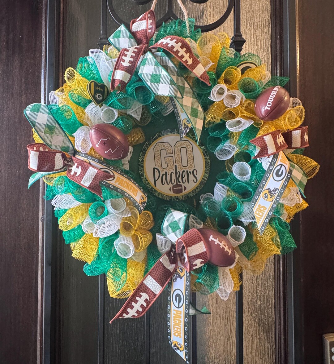 Green Bay Packers-20" NFL Door Decor - Etsy