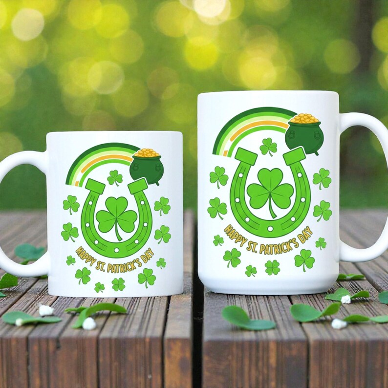 Happy St Patrick's Day Coffee Mug, Lucky Irish Gift - Etsy