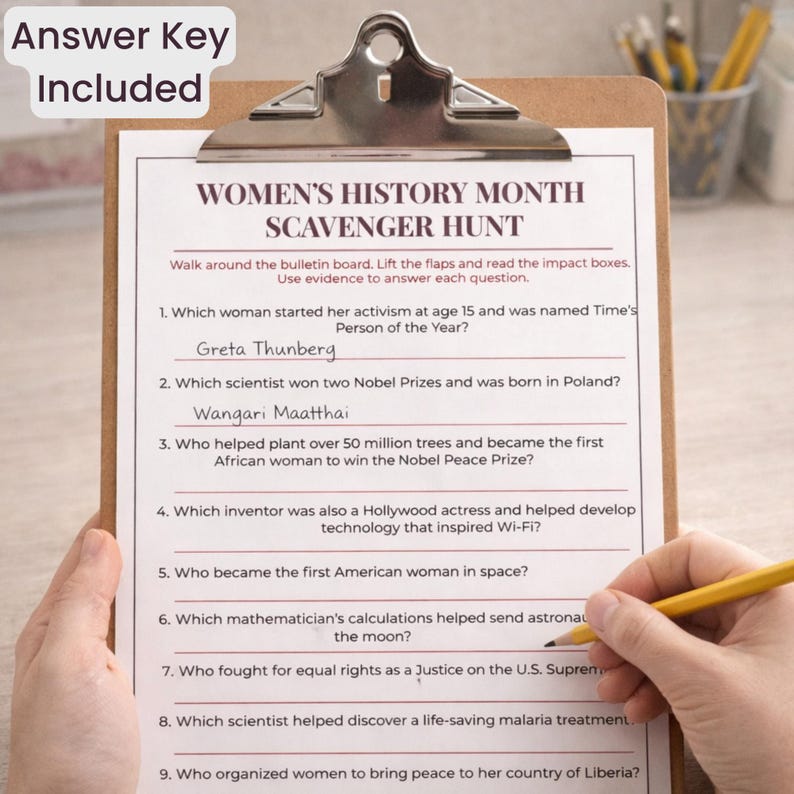 Women’s History Month Bulletin Board Kit 2026 | Interactive Lift the ...
