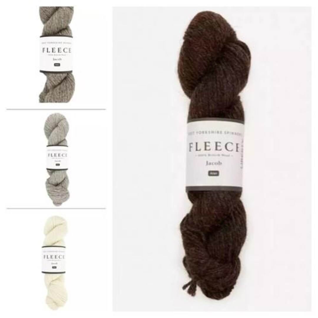 West Yorkshire Spinners - Fleece Jacob Aran Yarn 100g - 100% British ...