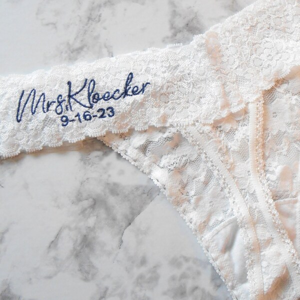 Monogrammed Panties Etsy