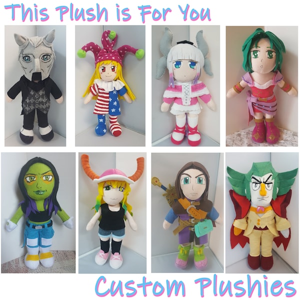 Custom Plushie - Etsy