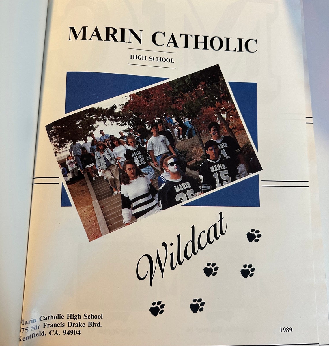 Marin Catholic High School 1989 Yearbook MCHS Year in Pictures ...