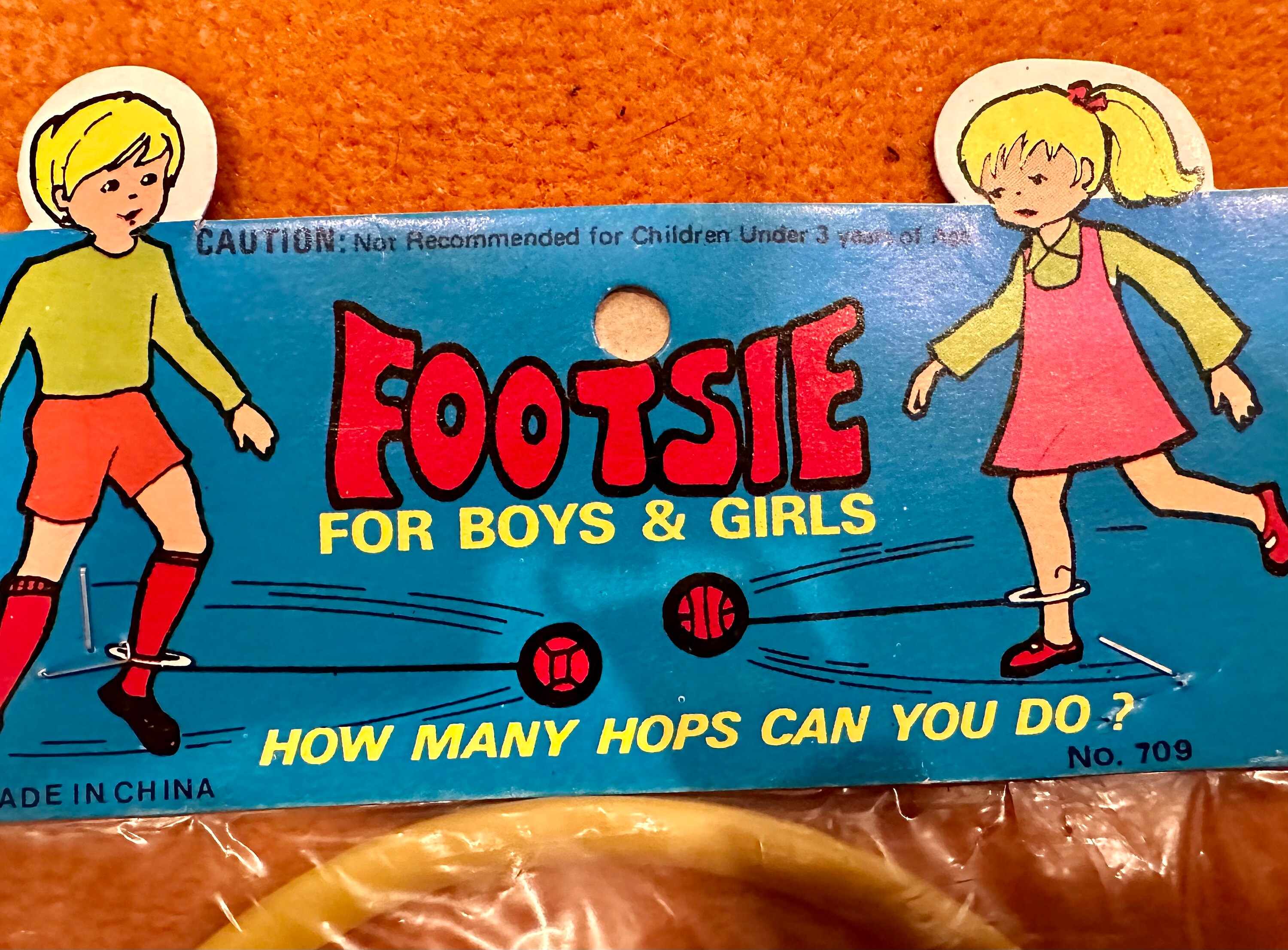Footsie Hopping Game for Boys and Girls Kitschy Graphics - Etsy