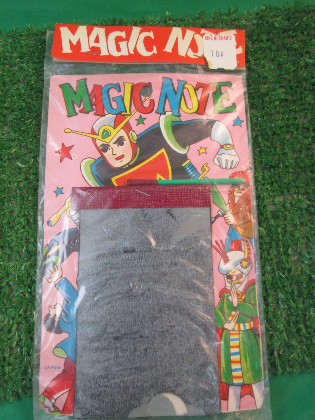 Vintage Magic Note Slate Toy 1950s Japan Robot Spy Criminal Thief ...