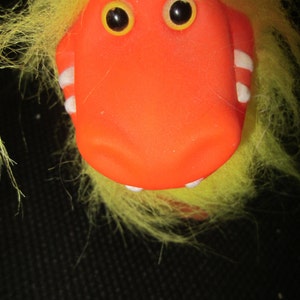 DINOSAUR Troll With Card TROLLASAURUS Rex Vintage 1990s DINOTROLLS ...