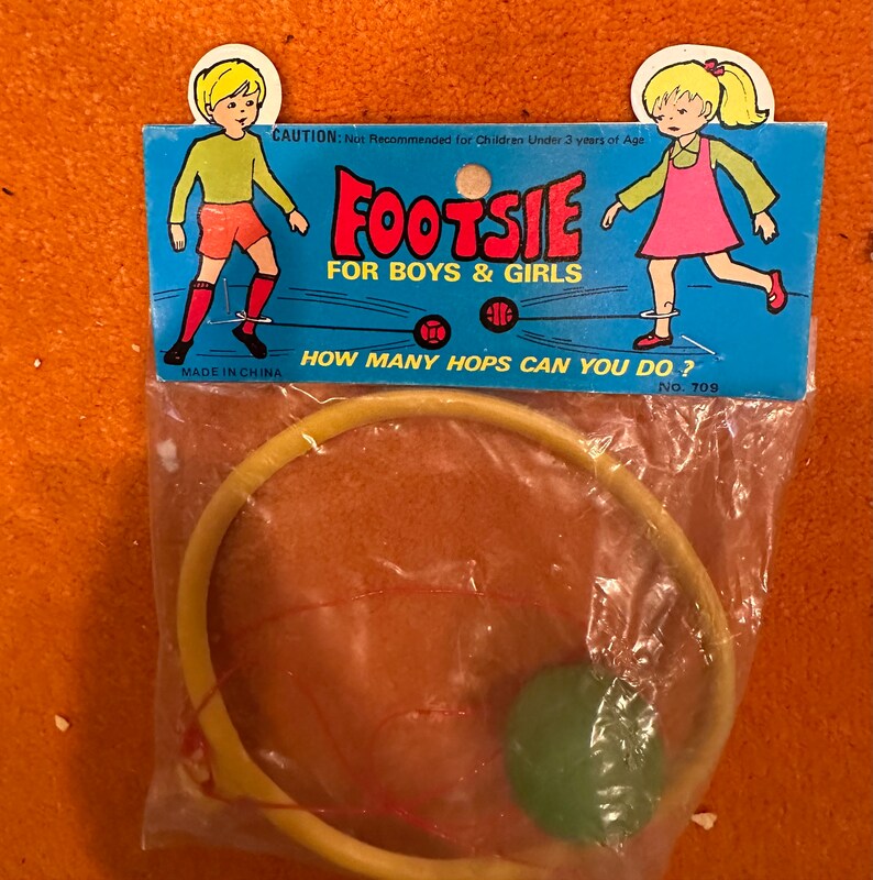 Footsie Hopping Game for Boys and Girls Kitschy Graphics - Etsy