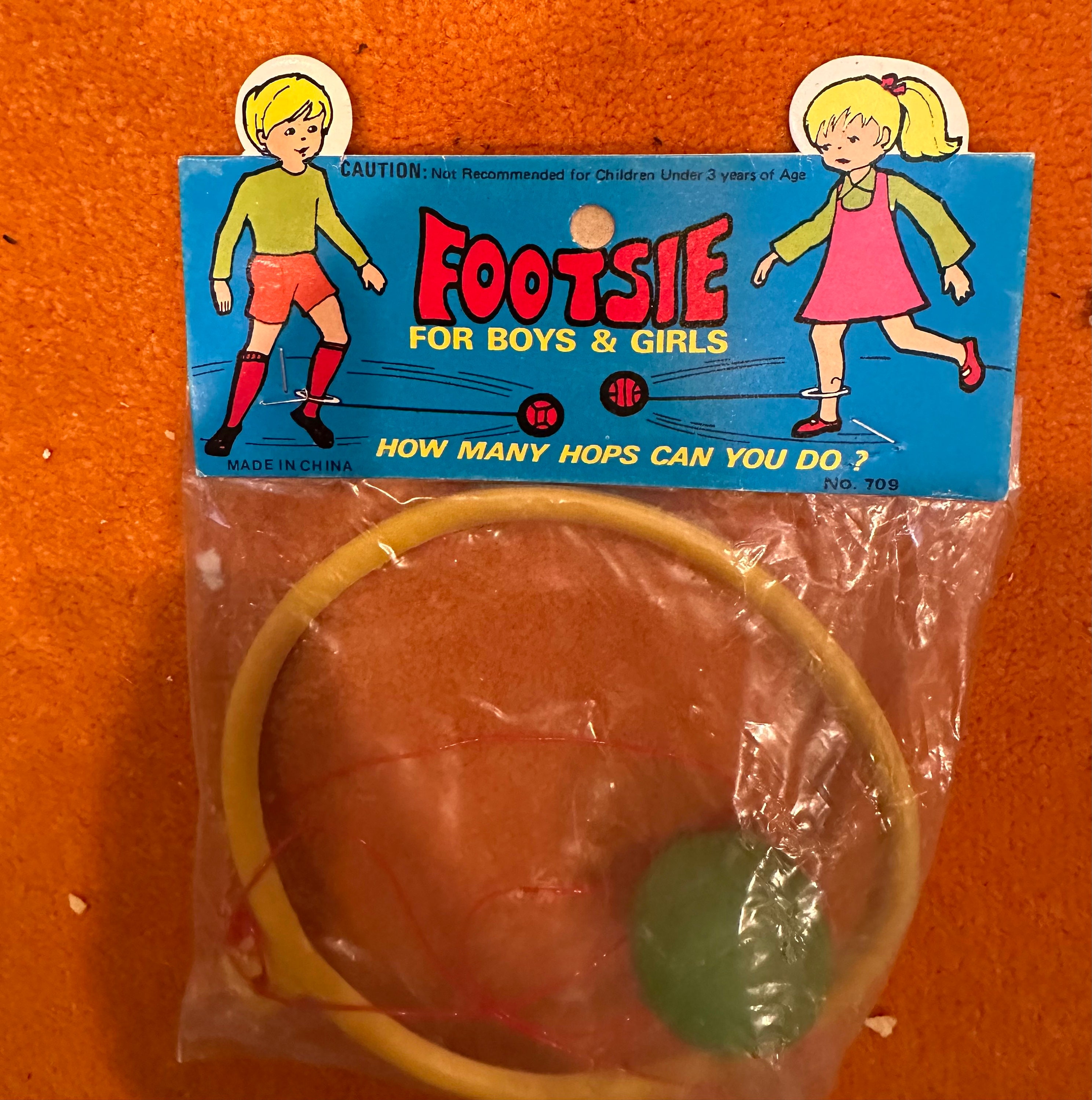 Footsie Hopping Game for Boys and Girls Kitschy Graphics - Etsy