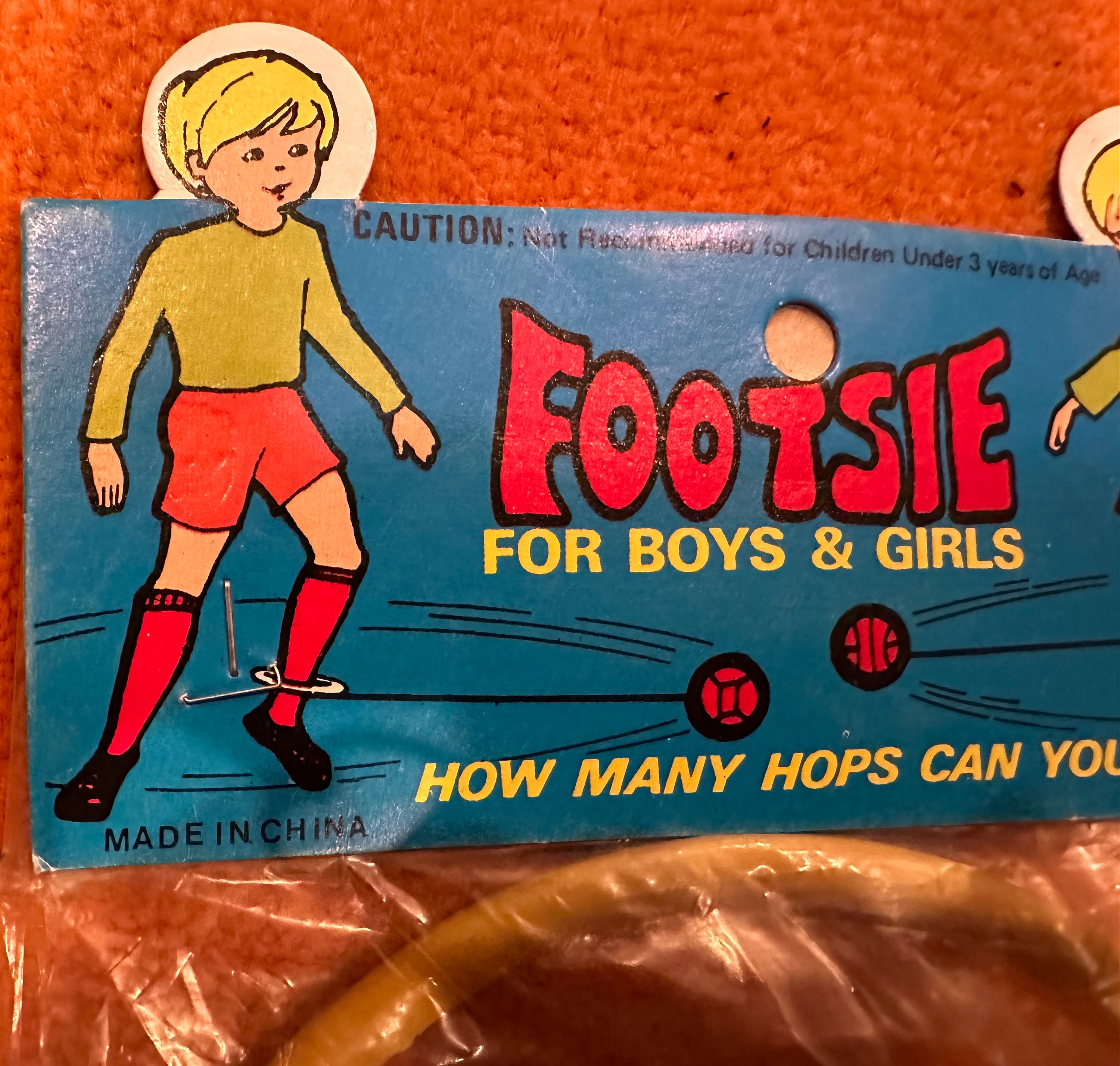 Footsie Hopping Game for Boys and Girls Kitschy Graphics - Etsy