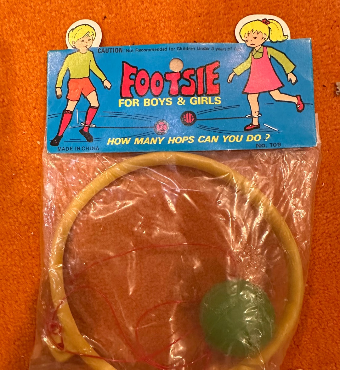 Footsie Hopping Game for Boys and Girls Kitschy Graphics - Etsy