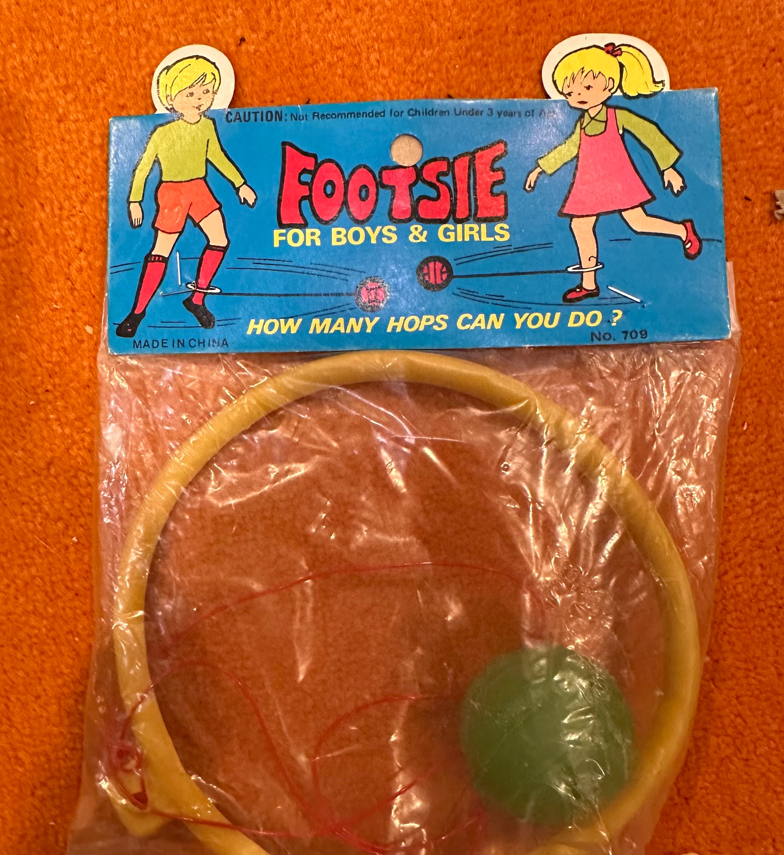 Footsie Hopping Game for Boys and Girls Kitschy Graphics - Etsy