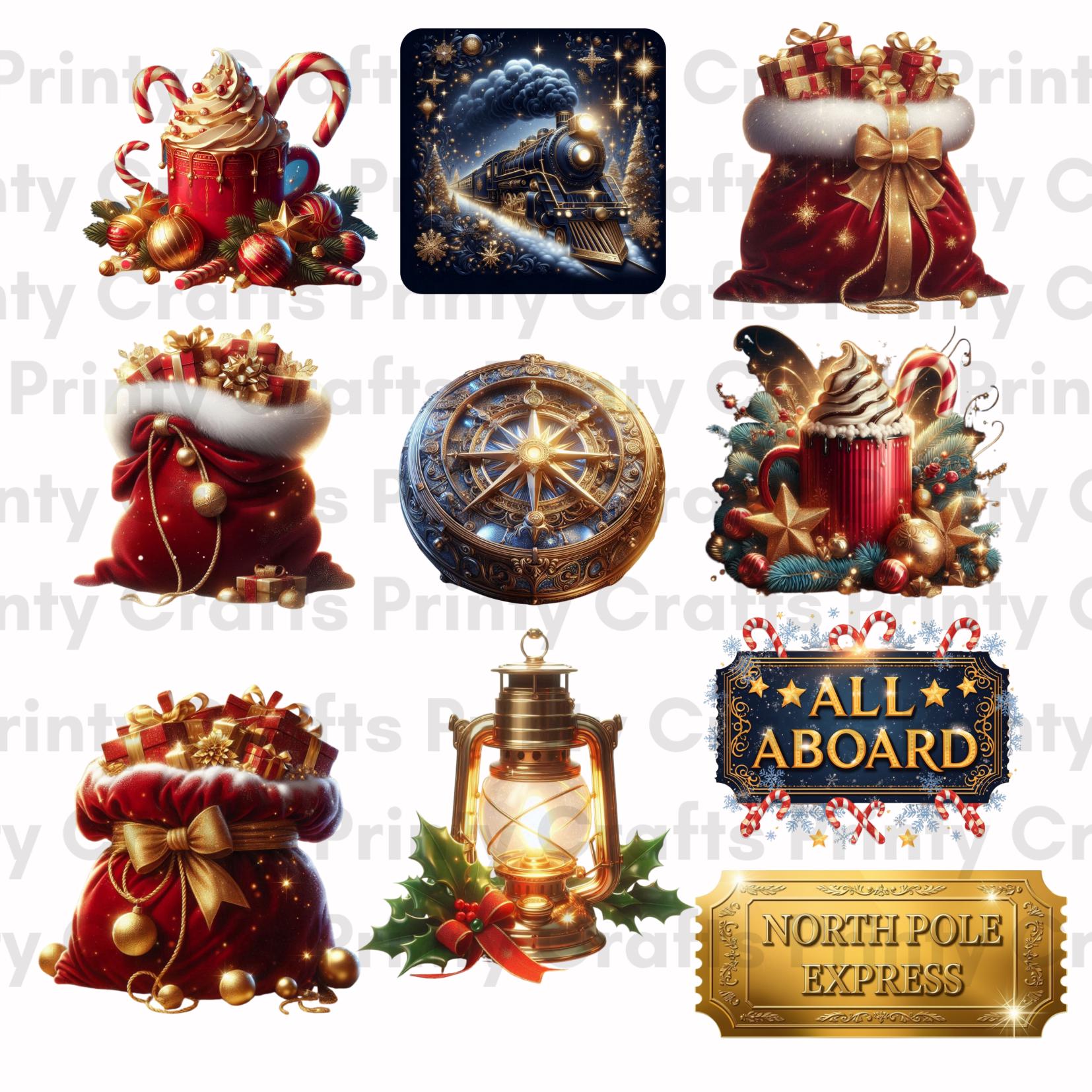 38 Polar Express PNG Digital Download, Christmas Clip Art - Etsy
