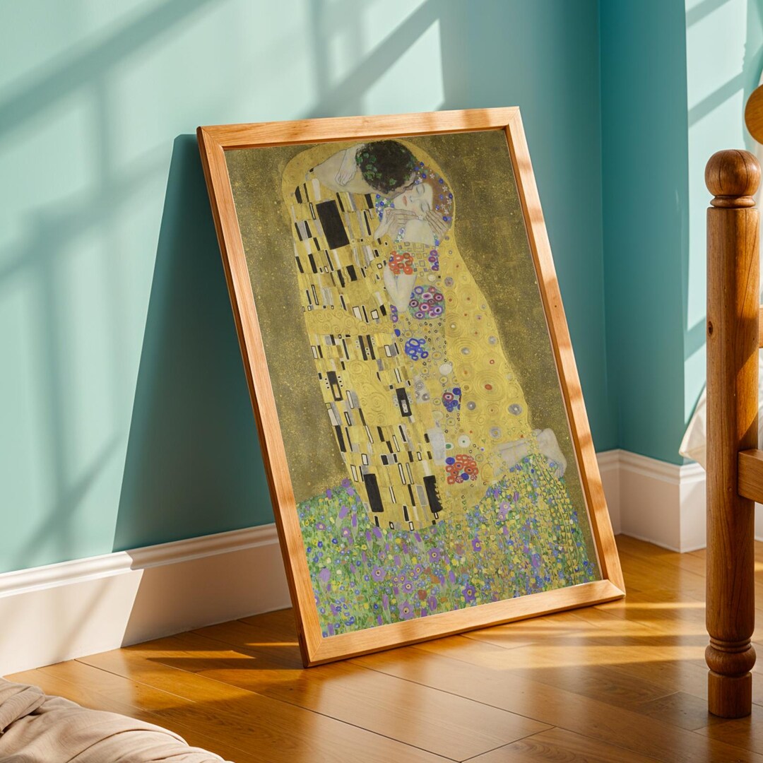 Gustav Klimt Poster – Gold and Yellow, Art Nouveau, Viennese Secession ...