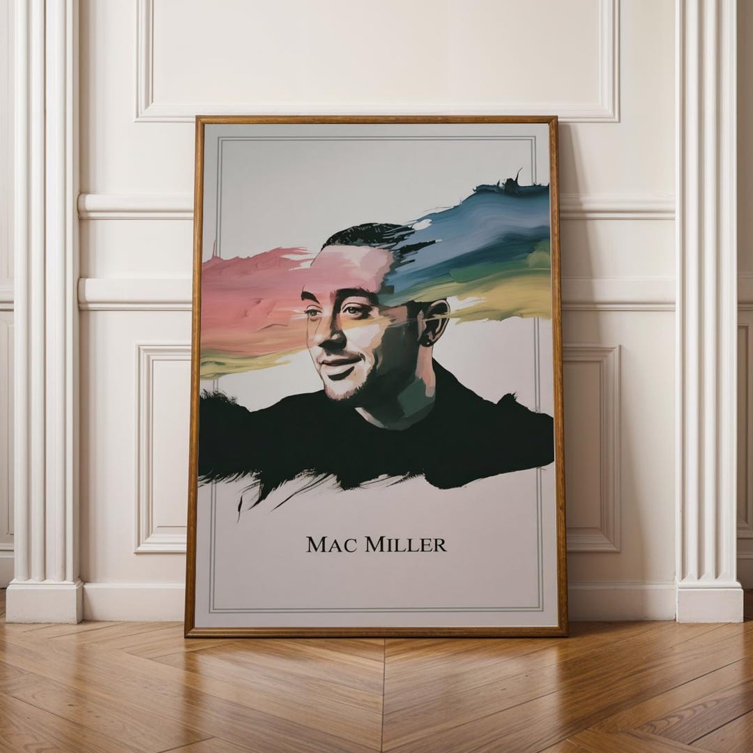Mac Miller Portrait Poster - Etsy