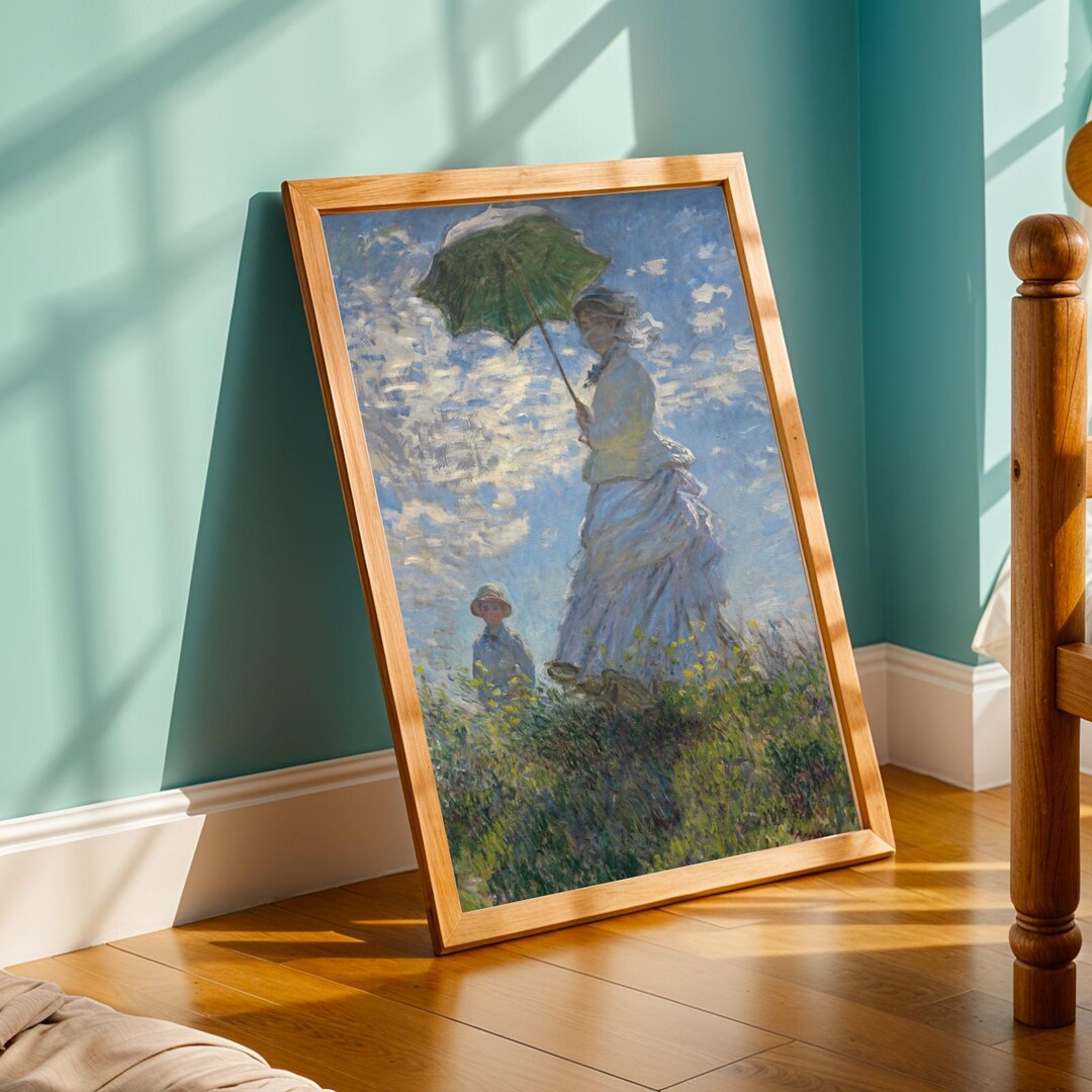 Claude Monet Madame Monet and Son Art Print, Impressionist Painting - Etsy