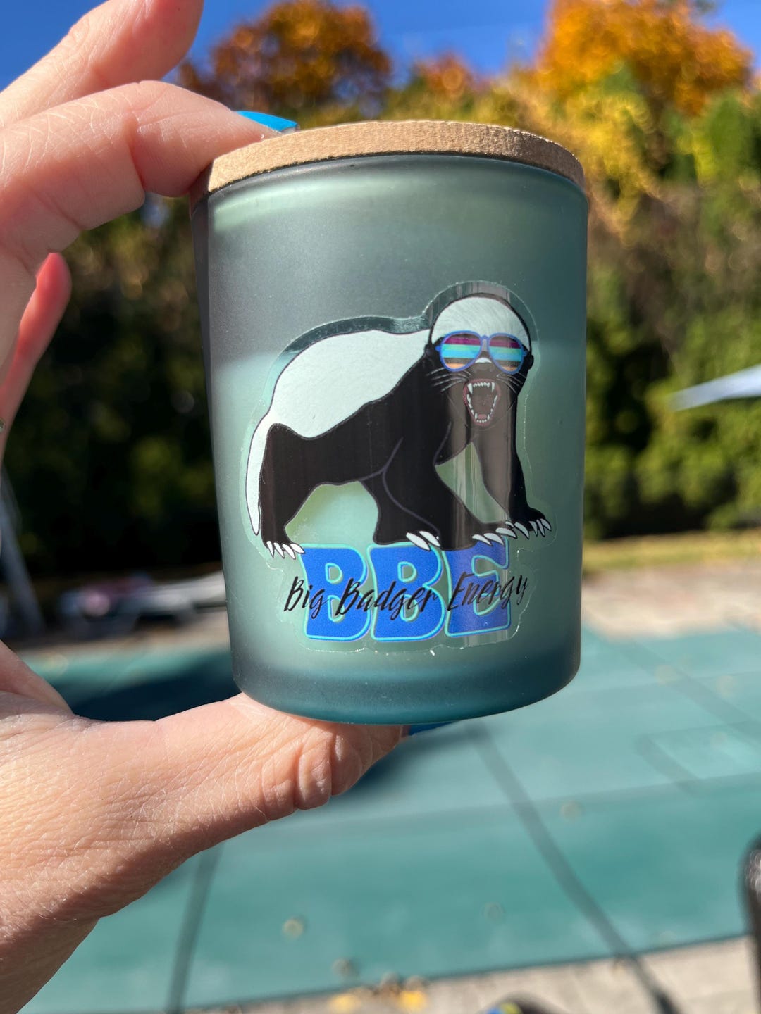 Smells Like Big Badger Energy Candle Gift for BFF Scented Soy Candle ...