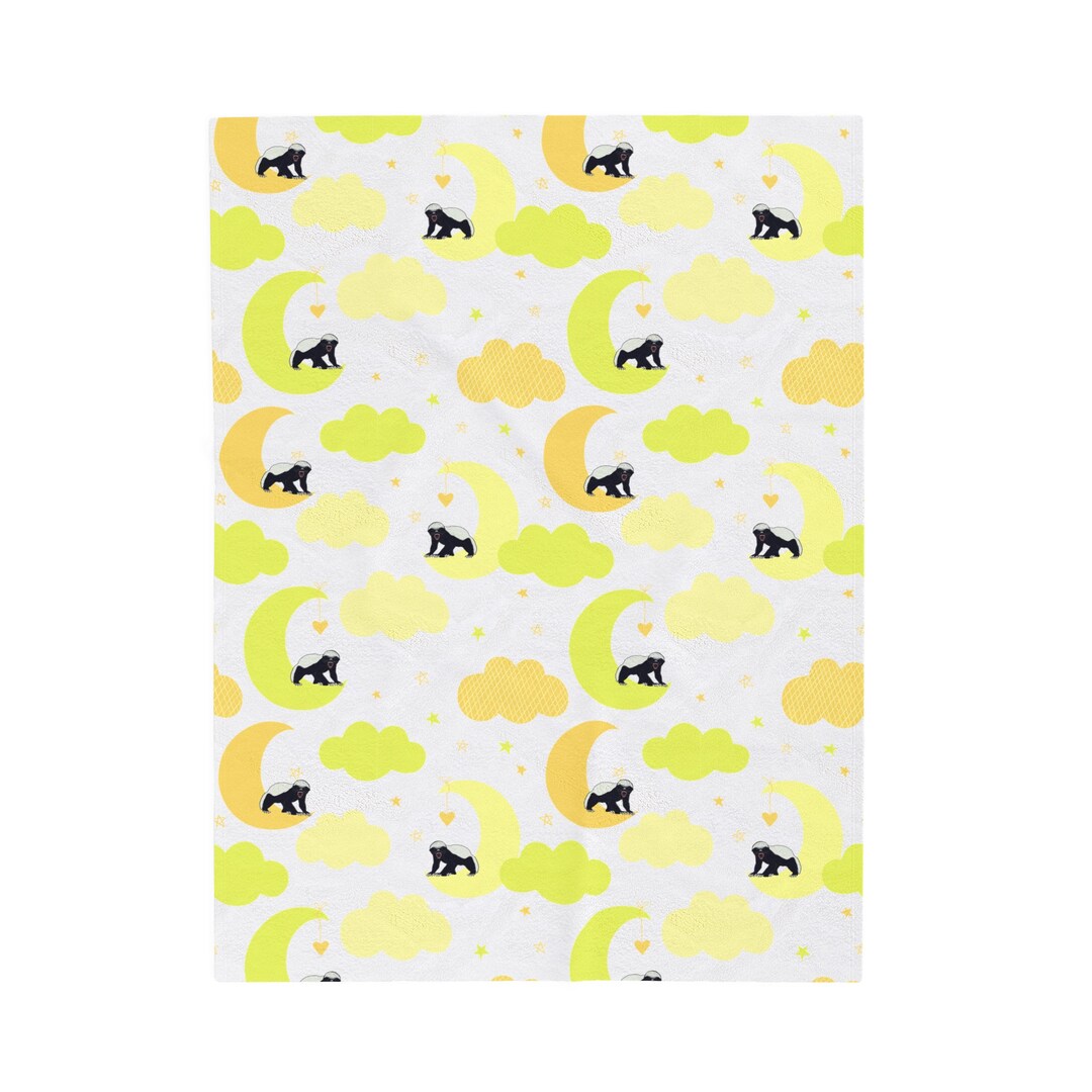 Baby Honey Badger Warm and Cozy Velveteen Plush Blanket Holiday Cute ...