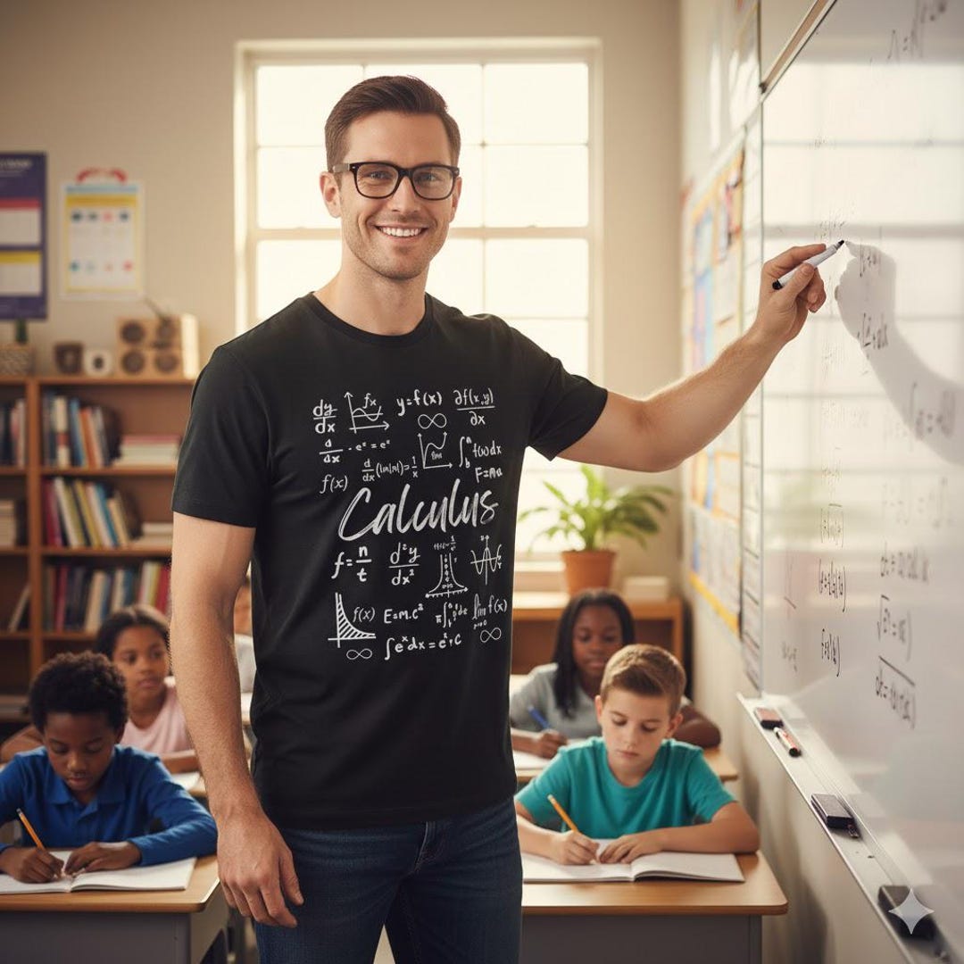 Calculus Equations T-shirt Math Lover Tee Unisex Bella+canvas Teacher ...