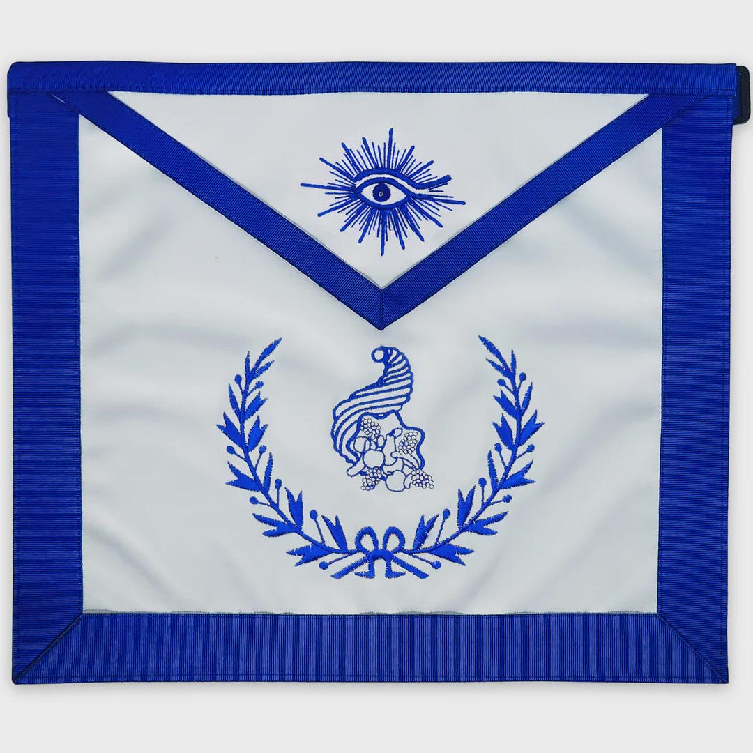 Blue Lodge Junior Steward Apron – Masonic Regalia With Embroidered ...