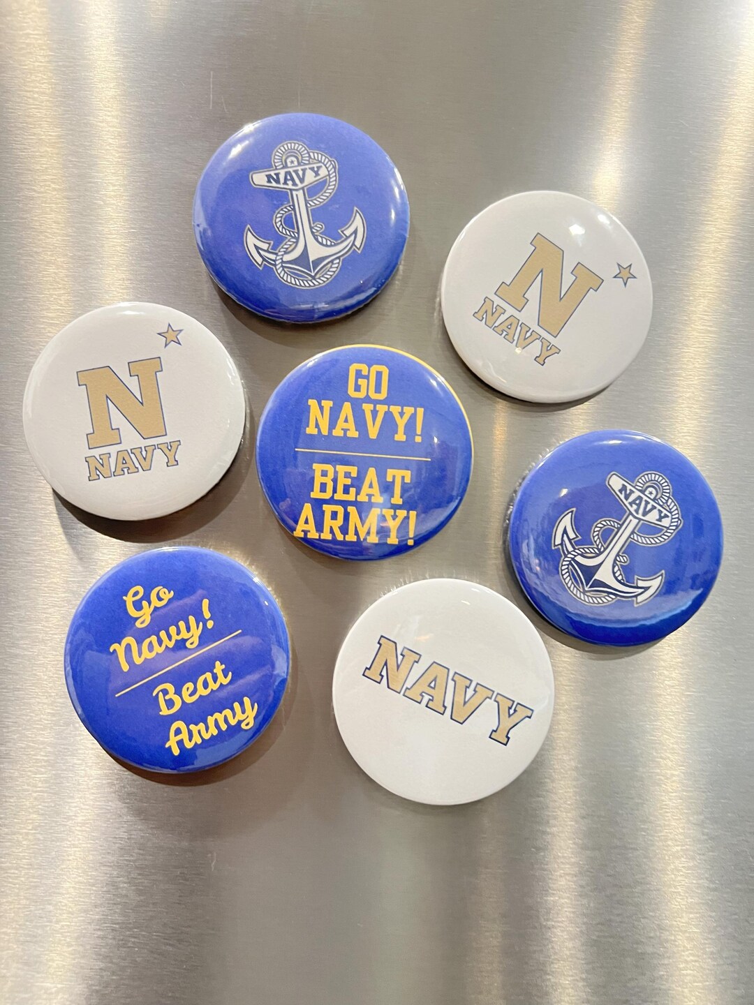 Navy Magnets - Etsy