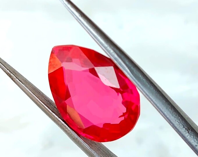 Luxury Red Ruby Ring| Healing Healing Crystal Gemstone Ruby, February ...
