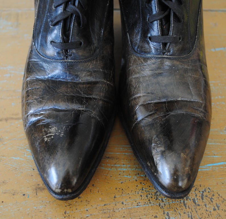 Antique Granny Lace up Boots Made by Slade Shoe Shop Des Moines Iowa ...