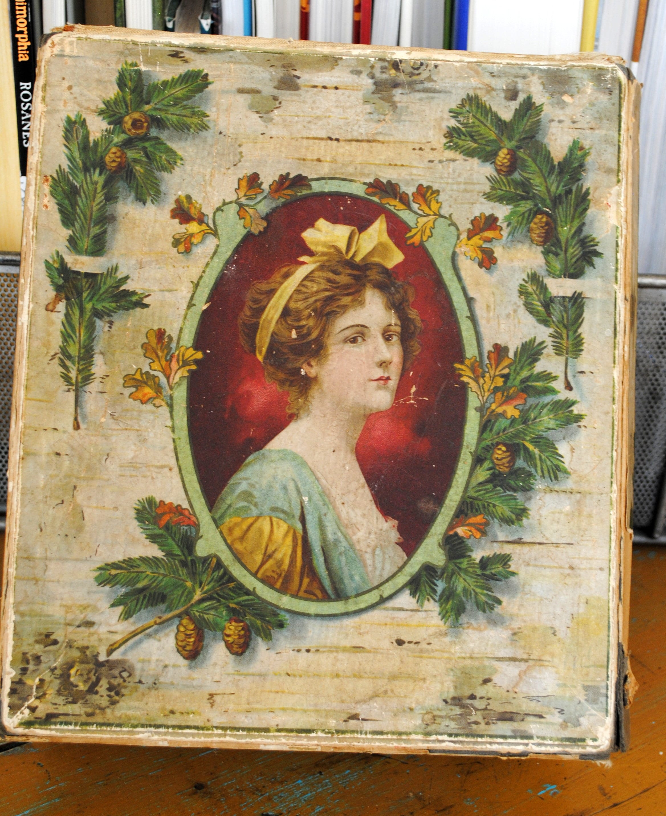 Antique Wallpaper Box Included 2 Smaller Paper Boxes - Etsy