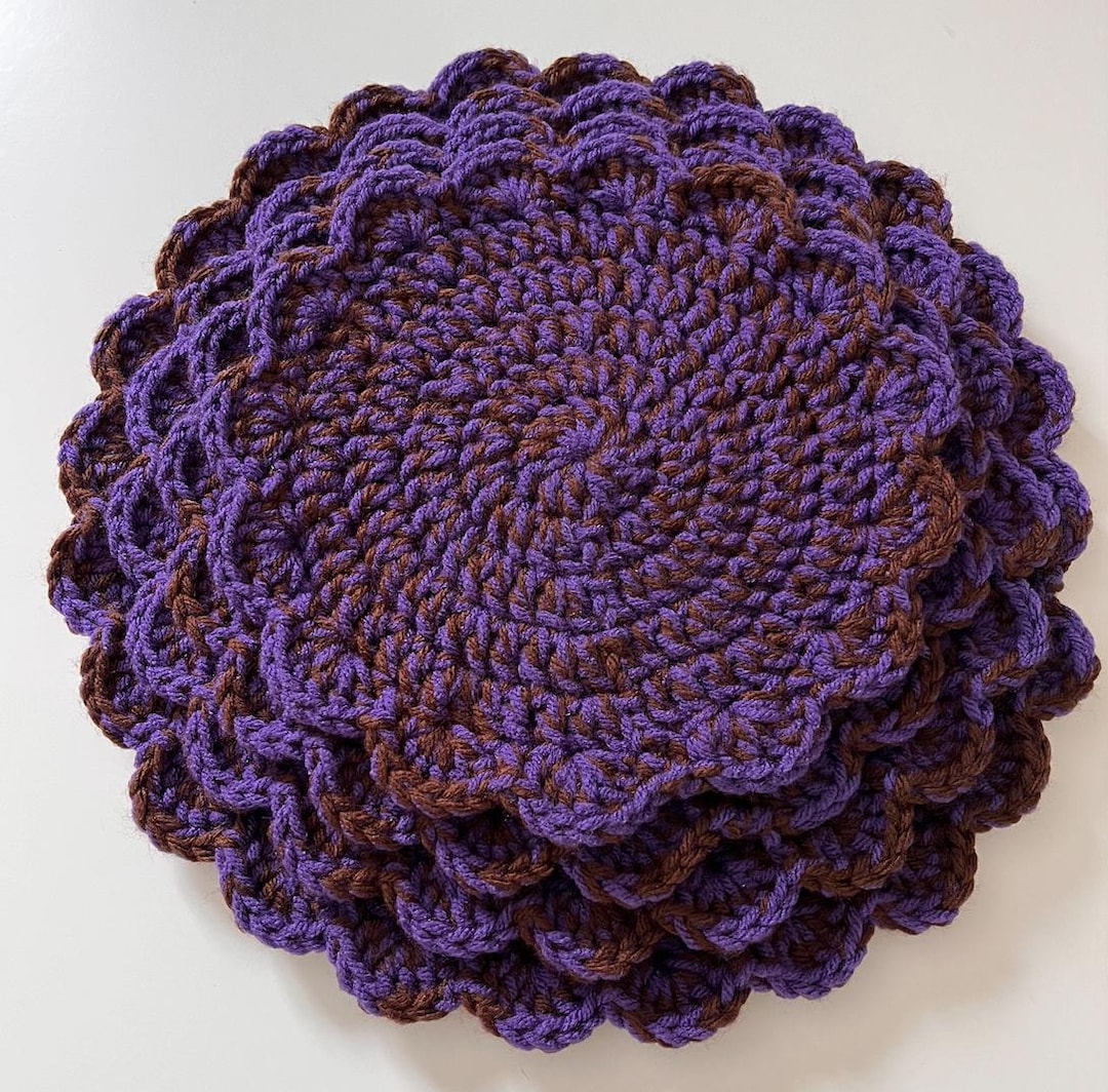 Colourful Flower Pan Protector Crochet Pattern - Etsy