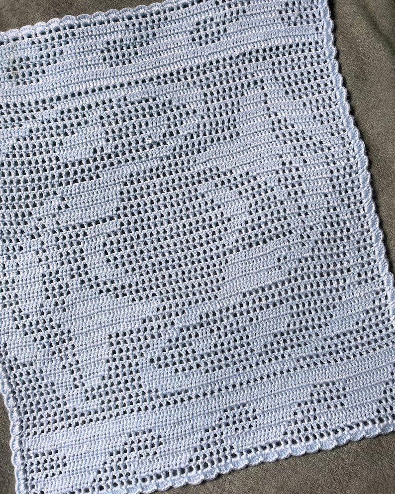 Pisces Fish Filet Crochet Tapestry Chart Pattern - Etsy