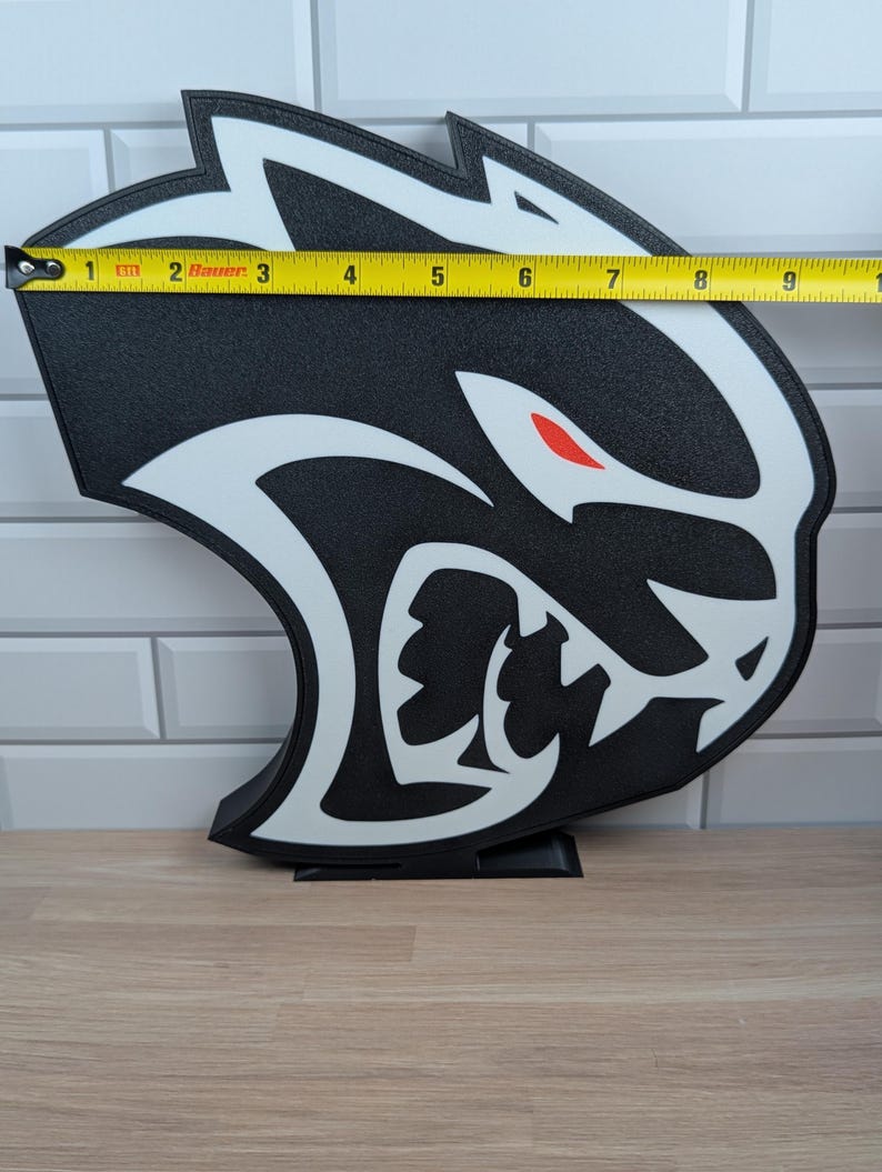 Dodge Hellcat Logo LED Lightbox Sign - Etsy