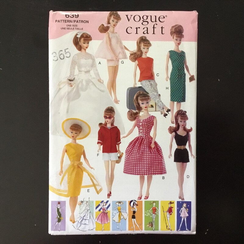 Vogue Barbie Pattern - Etsy